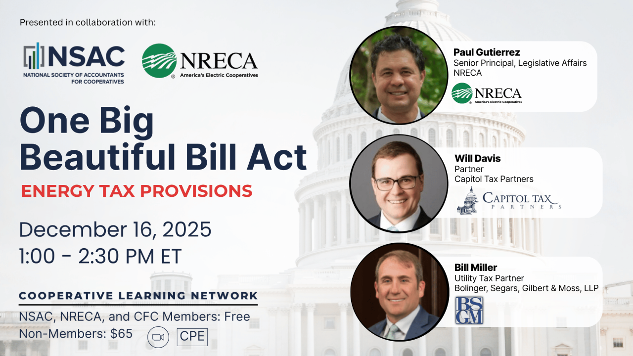 One Big Beautiful Bill Act: Energy Tax Provisions